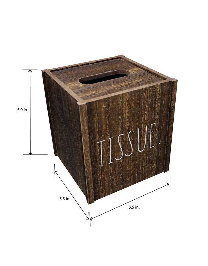 Rae Dunn “Tissue” Wooden Tissue Box – Creative Carpentry of Maine