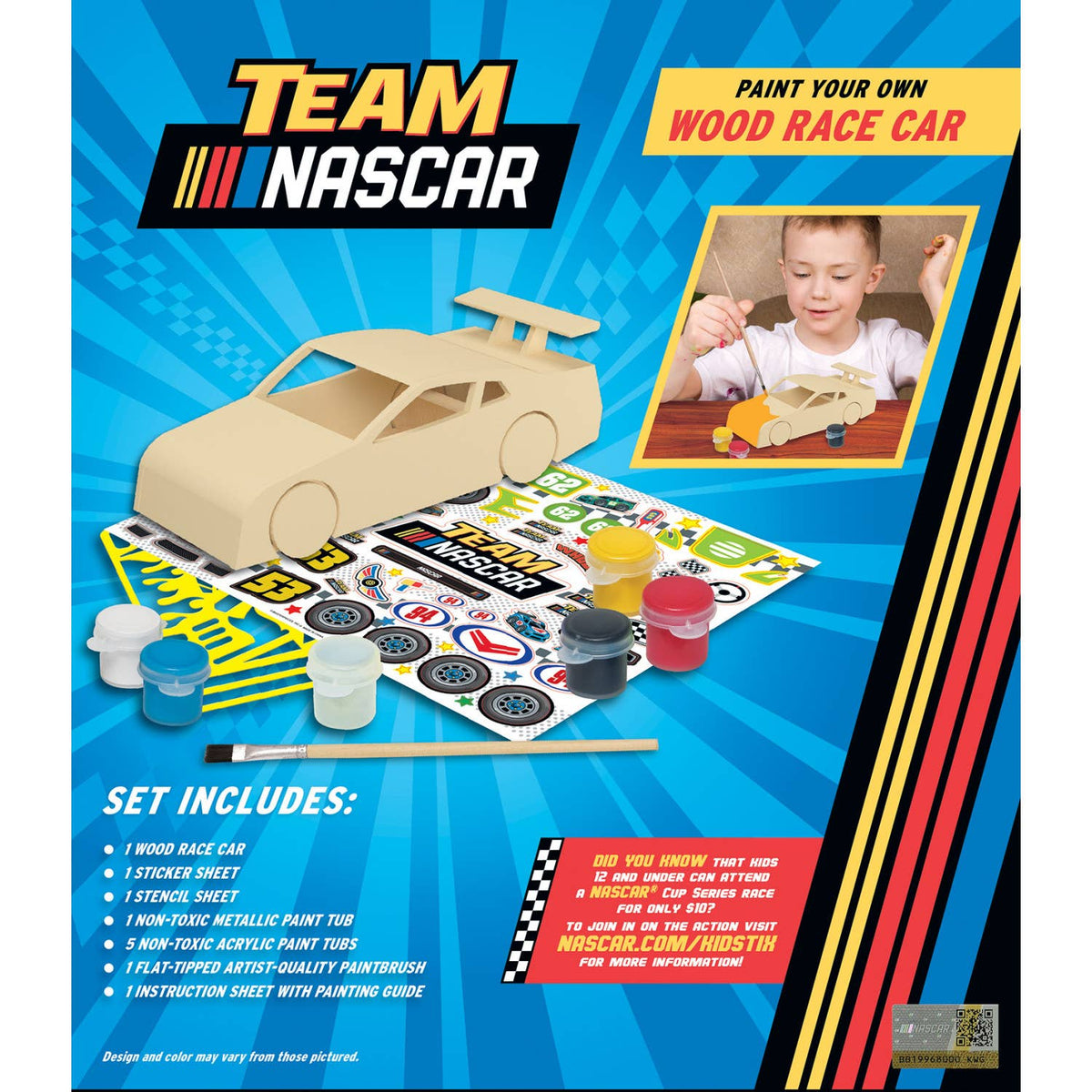 NASCAR - Race Car Wood Paint Kit – Creative Carpentry of Maine