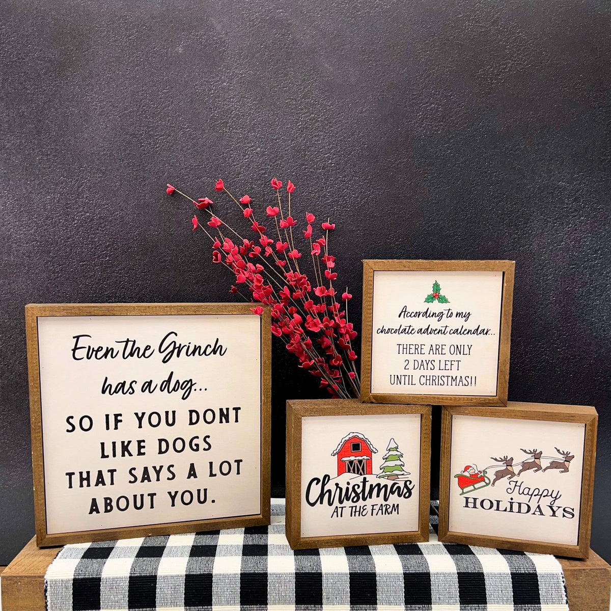 Christmas at the Farm Holiday Sign - Christmas Decor – Creative ...