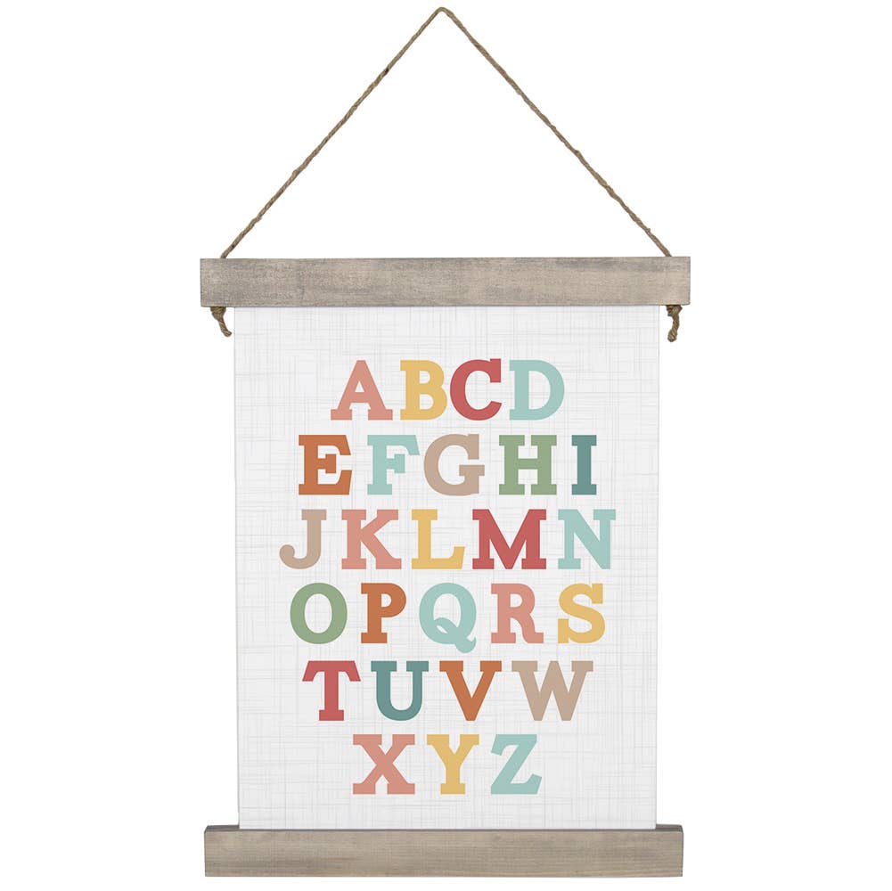 Alphabet - Hanging Canvas – Creative Carpentry of Maine