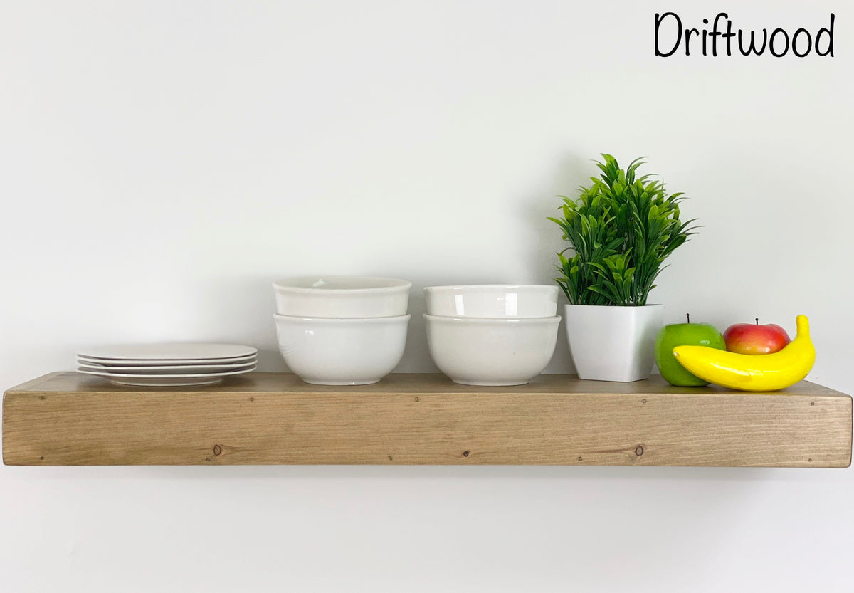 Driftwood Floating Shelves – Creative Carpentry of Maine