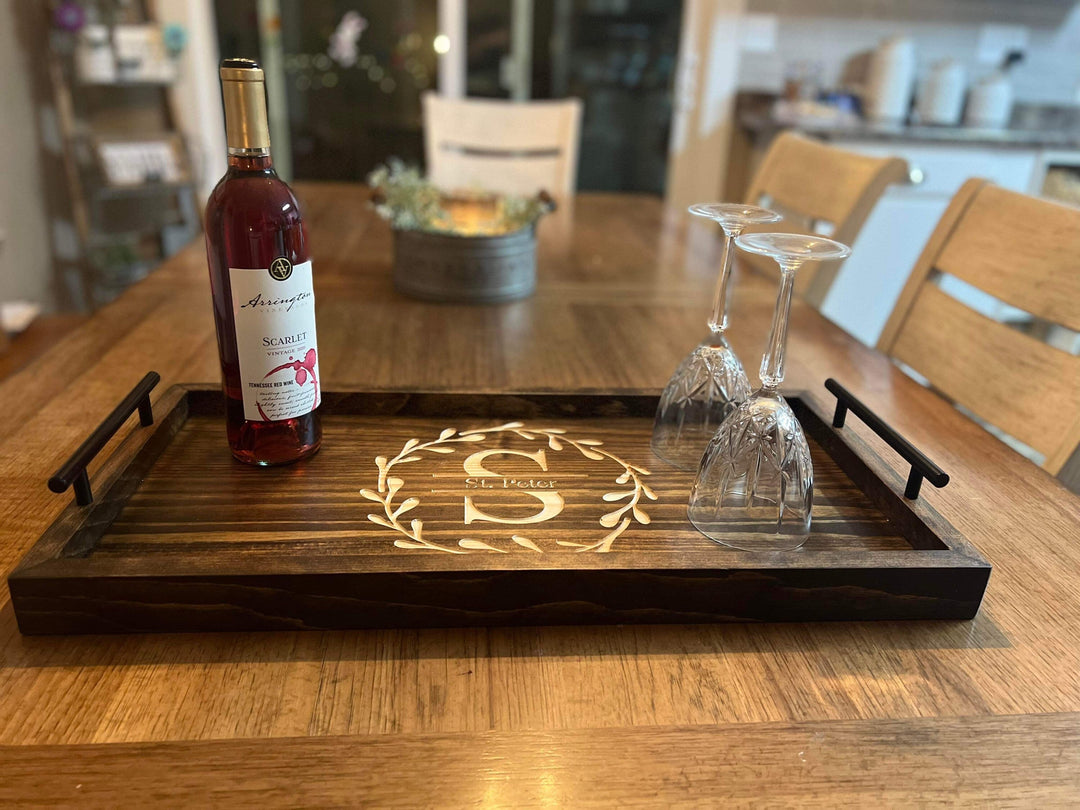 Personalized Wood Serving Tray – Creative Carpentry of Maine
