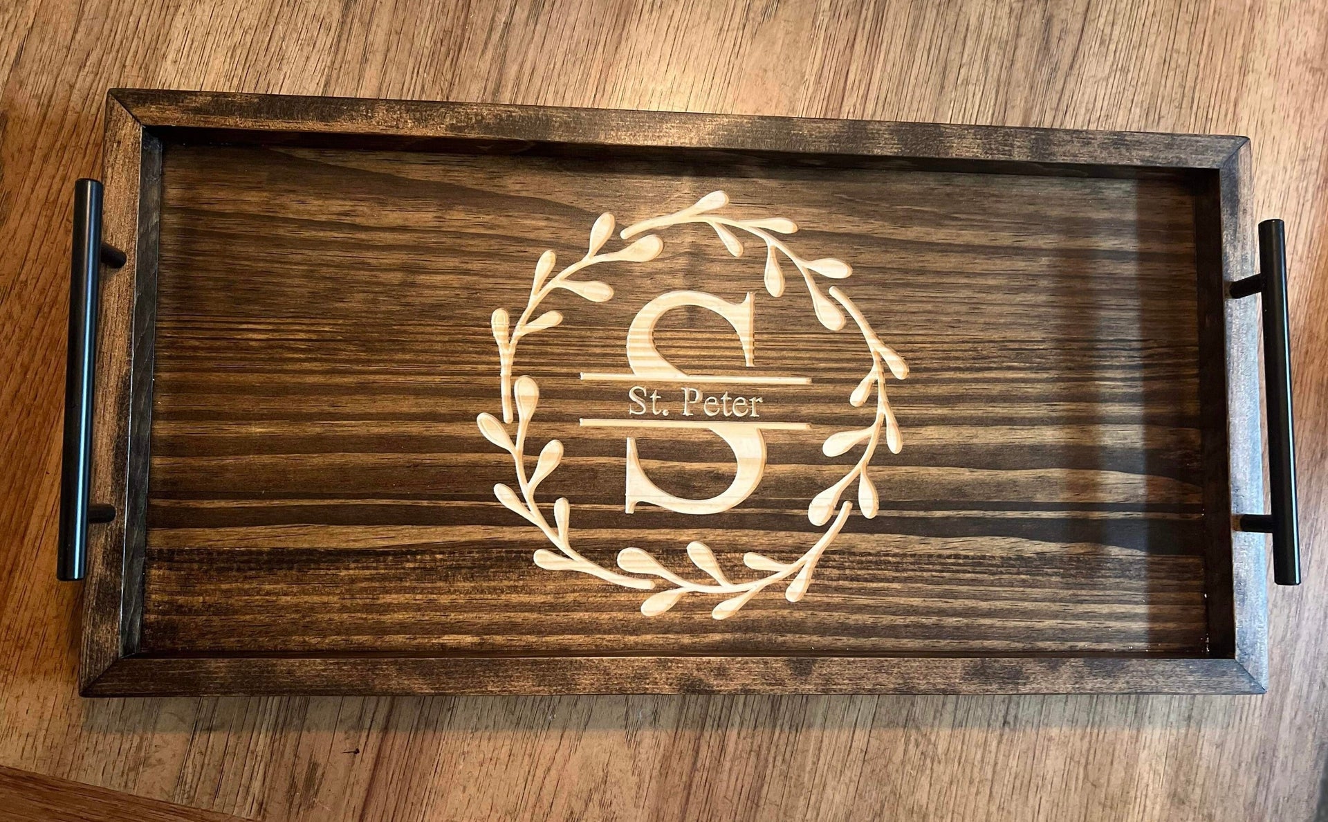Personalized Wood Serving Tray – Creative Carpentry of Maine